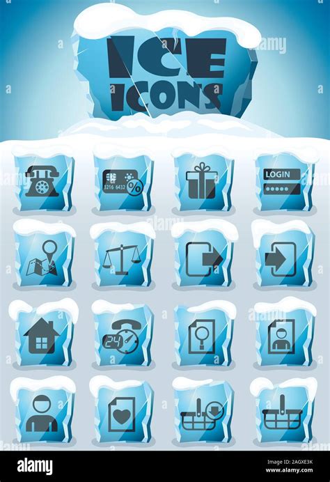 E Commerce Interface Icon Set Stock Vector Image And Art Alamy