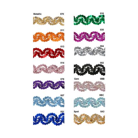 1 Inch Wide Sequin Trim Lace Wholesale Trims