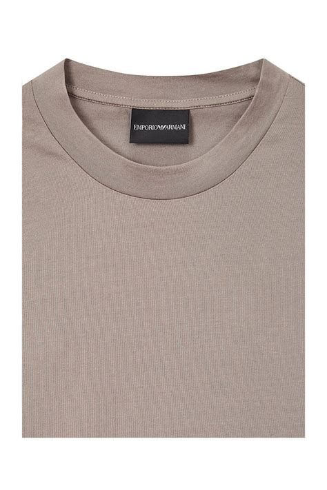 Emporio Armani엠포리오 아르마니 남성 밀라노 로고 코튼 티셔츠 Sivillage 에스아이빌리지