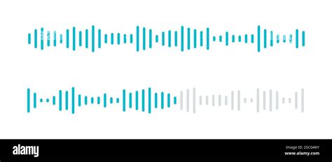 Minimalist Audio Waveform Design In Blue And Gray For Podcasts Music Apps And Sound