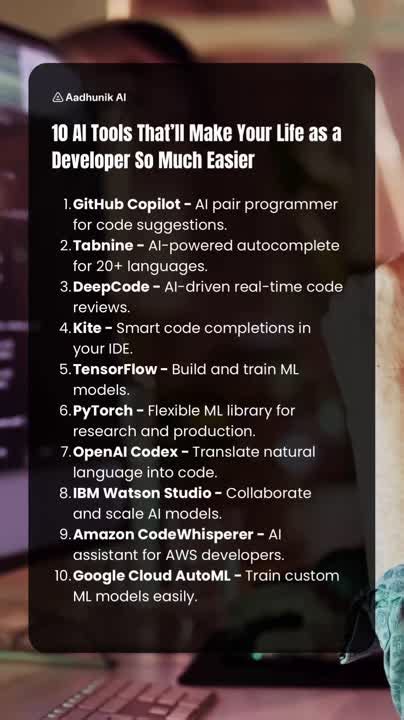 Aadhunik Ai On Linkedin Artificialintelligence Developertools