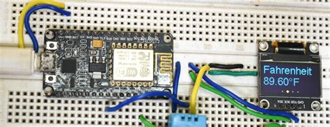ESP8266 DHT11 Weather Monitor With OLED And Google Gauge