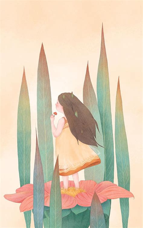 唯美的女孩——插畫 每日頭條