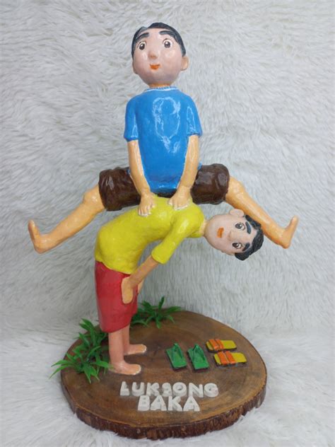 Luksong Baka Sculpture Hobbies And Toys Stationary And Craft Handmade