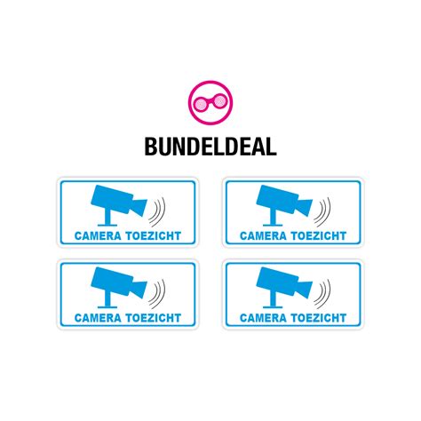 Set Van Camera Toezicht Stickers Kopen Stickermaster