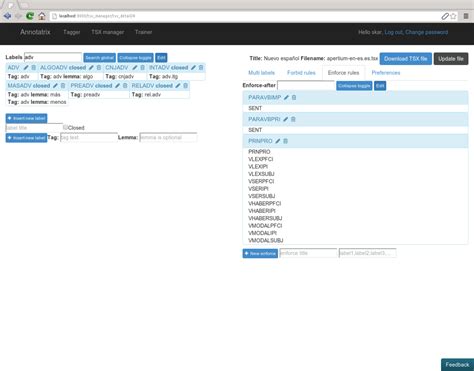 Getting Started With Annotatrix Apertium
