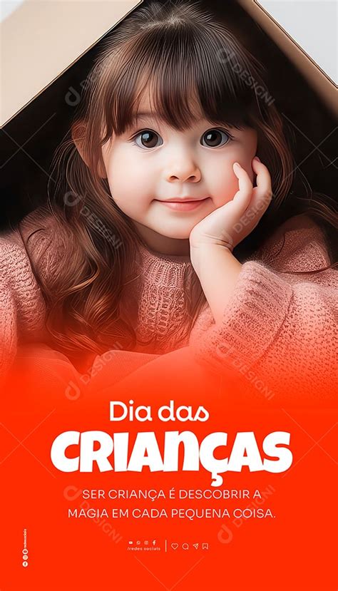 Feliz Dia Das Crianças 12 De Outubro Social Media Psd Editável