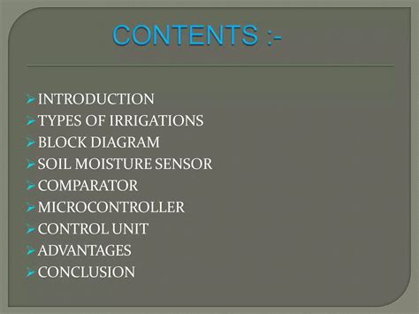 Automatic Irrigation System Pptx