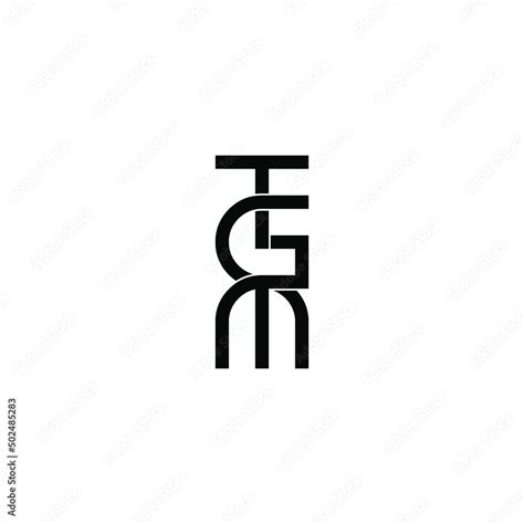 Tgm Letter Original Monogram Logo Design Stock Vector Adobe Stock