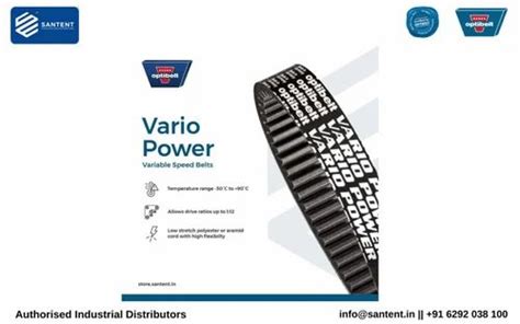 Rubber Optibelt Vario Power Variable Speed Cogged Belts At Rs 1000