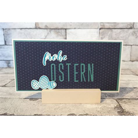 Slimline Klappkarte Für Ostern