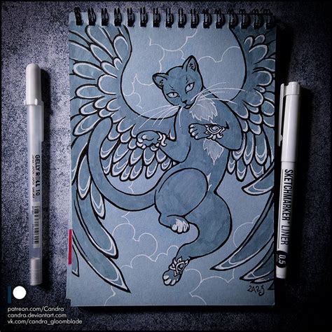 Sketchbook Candy The Cat As Tressym By Candra On Deviantart