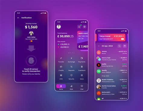 Banking App UI Design On Behance Banking App UI Design On Behance