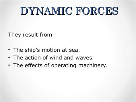 Ship Stresses