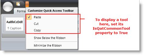 About QuickAccessToolbar Infragistics WPF Help