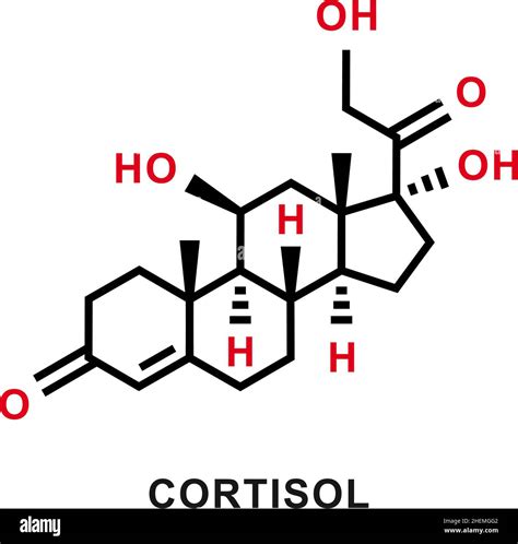 Cortisol Chemical Formula Cortisol Chemical Molecular Structure