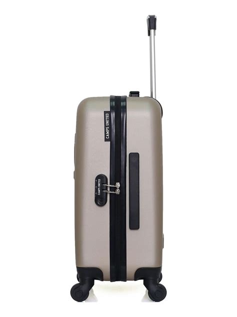 CAMPS UNITED Valise Cabine ABS COLUMBIA 4 Roues 55 Cm Beige Kiabi