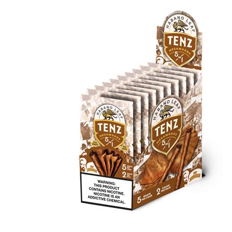 Zig Zag Tenz Natural Leaf Cigars Habano Leaf