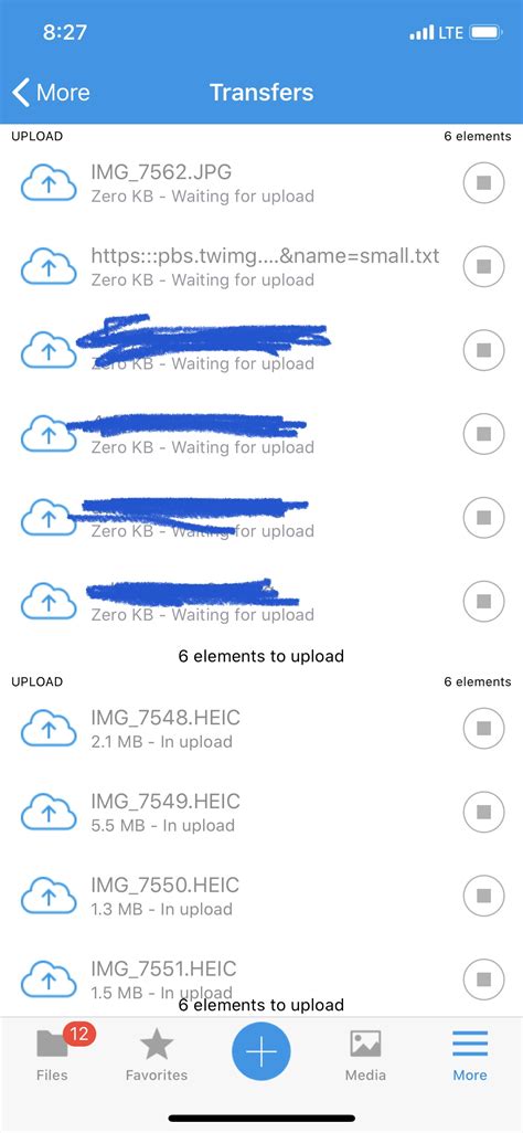 Cant Upload Files Everything Is “in Upload” Or “waiting To Upload