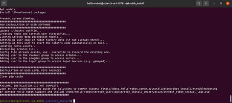 error updating stretch re1 os ask stretch forum