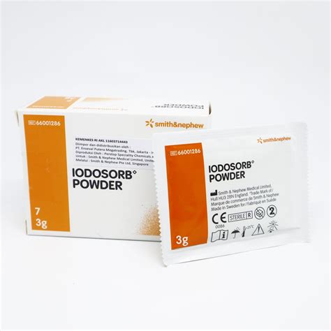 Iodosorb Powder 3gr Original Pedis Care Malang