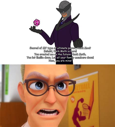 Dark Moth Scares Gabriel Agreste By Mysteryart901 On Deviantart