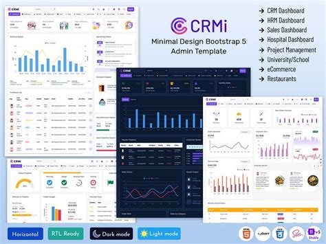 Crmi Bootstrap Admin Dashboard Template Html Dashboard Template