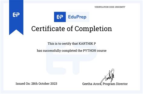 Karthik P On Linkedin Python Learningneverstops Eduprep Programming