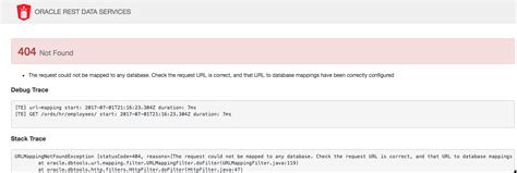 Ords Rest Error After New Installation Christophs 2 Cents
