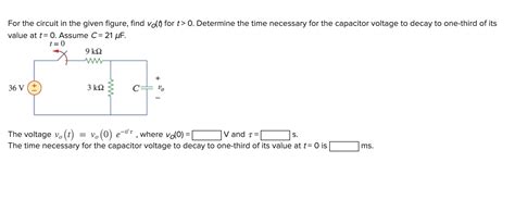 Solved For The Circuit In The Given Figure Find Vo T For Chegg