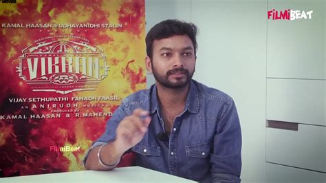 Interview With Vikram Movie Lyricist Vishnu Edavan இந்த பாட்டு நானே