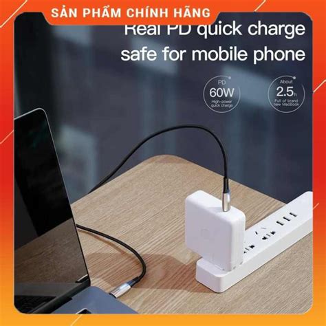 Dây Cáp Sạc Nhanh 60w Chuẩn Pd Type C To Type C Hiệu Baseus Water Drop