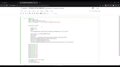 [video] kishore kumar r on linkedin technical drilling series opencv