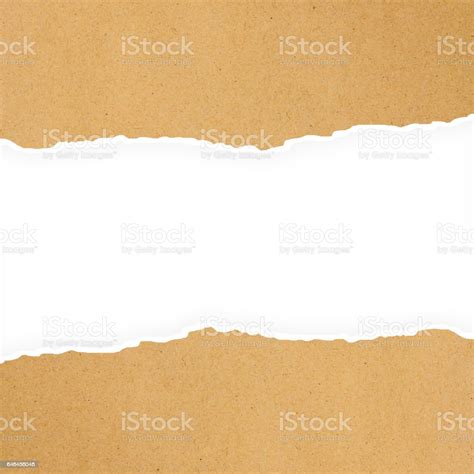 흰색 바탕에 비정형된 종이 찢겨진에 대한 스톡 사진 및 기타 이미지 찢겨진 갈색 용지 종이 Istock