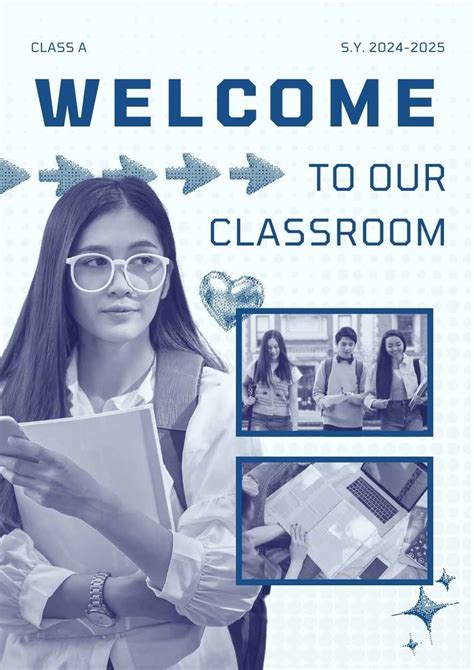 Welcome To Our Classroom Poster Free Poster Template — Slidescarnival
