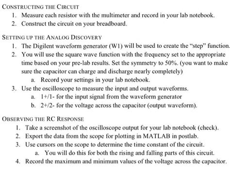 Solved Constructing The Circuit 1 Measure Each Resistor