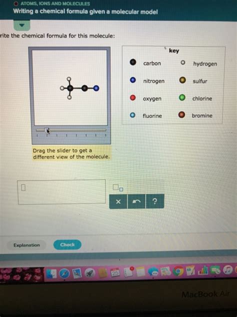 Solved O Atoms Ions And Molecules Writing A Chemical Chegg