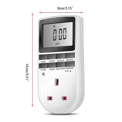 Digital Timer Switch Sri Lanka 12 24 Hour 7 Day Programmable Socket LCD Electronic Timer Switch
