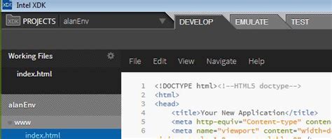 Intel Xdk Ide Cant Find Code And Design Buttons Stack Overflow