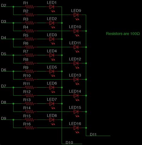 Led Matrixing Current Question General Electronics Arduino Forum