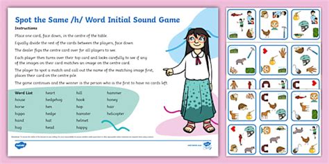 Spot The Same H Word Initial Sound Game Twinkl