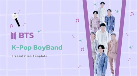 Free BTS PowerPoint Template Google Slides