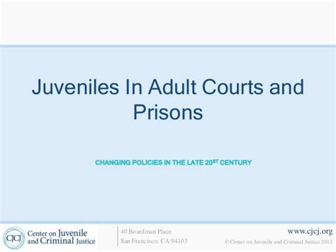 8 Juveniles In Adult Court