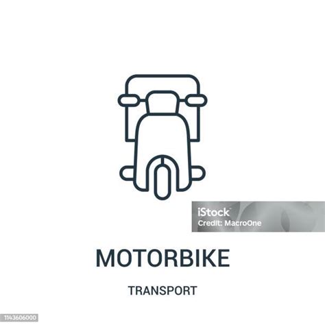 摩托車圖示向量從運輸集合細線摩托車輪廓圖示向量說明向量圖形及更多單車圖片 單車 圖標集 圖示 Istock