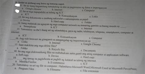 I SULAT ANG T KUNG TAMA ANG ISINASAAD NG PANGUNGUSAP AT M NAMAN KUNG