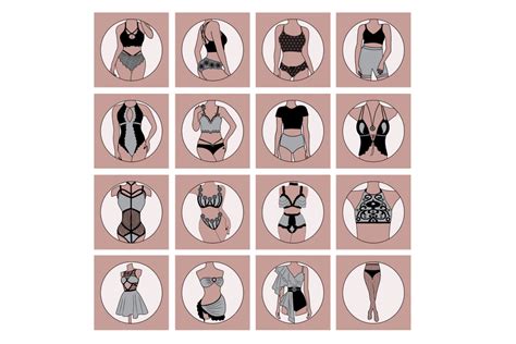 دانلود کاور هایلایت استوری اینستاگرام انواع لباس زیر زنانه در رنگ مشکی و کرمی کد 23522