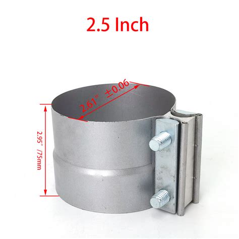 Chinese Manufacturer Lap Joint Aluminized Steel Exhaust Band Clamp China Exhaust Clamp And Lap
