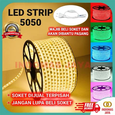 Led Strip Hose Light Smd Ac V Meter M M Outdoor And Indoor Lampu Tik Tok
