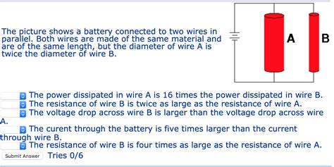 Solved 7 The Picture Shows A Battery Connected To Two Wires Chegg Com