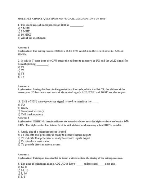 mpmc unit ii mcq pdf input output central processing unit